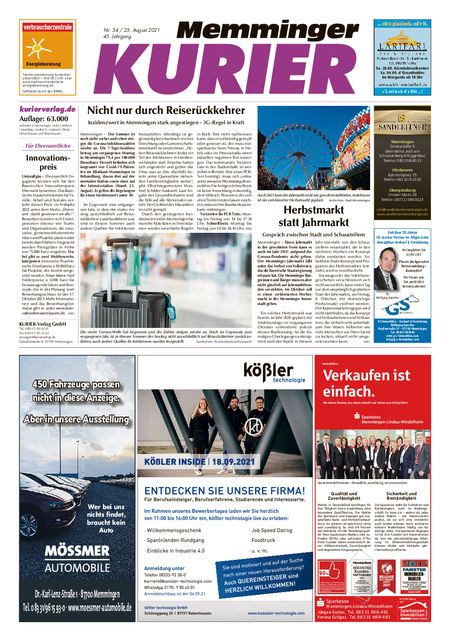 E-Paper - KURIER VERLAG Memmingen E-Paper - KURIER VERLAG Memmingen